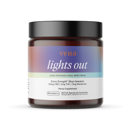 Lights Out THC Sleep Gummies - Vena CBD – VenaCBD.com