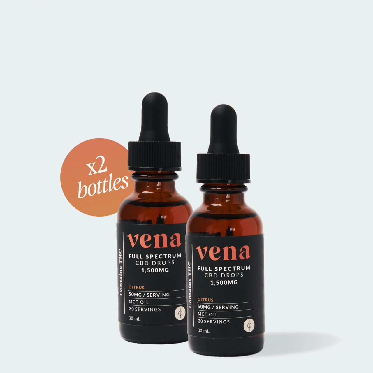 Full Spectrum CBD & Delta 9 THC Tincture - Vena CBD